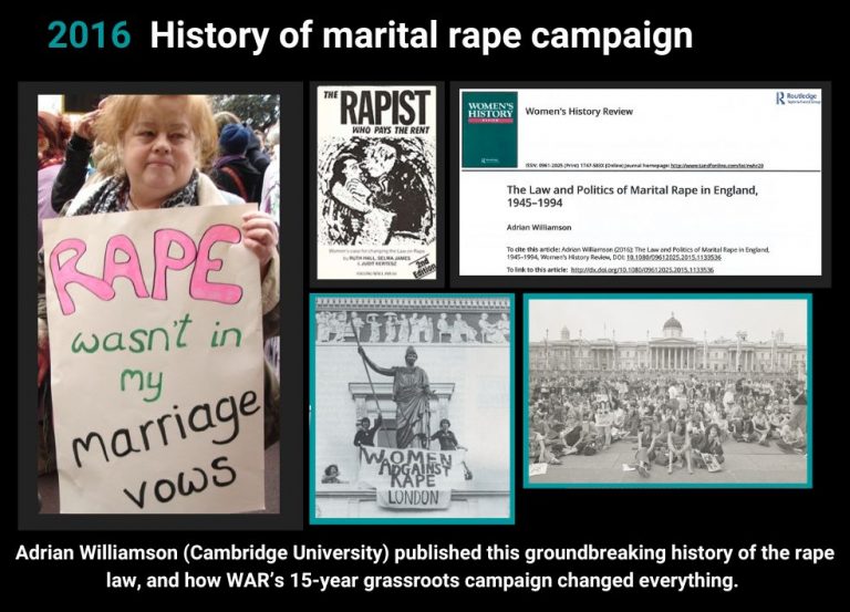 Copy of Our history . . . - Women Against Rape